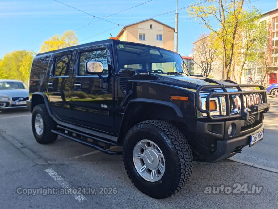 Melns Hummer H2 2004 Tallina, ar dzinēja tilpumu 6.00 L un nobraukumu 124 tūkst. km par 18888 €, foto 1 vietnē AUTOMOTO.COM.LV