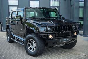 Black Hummer H2 2008 in Kaunas, with an engine capacity of 6.20 L and mileage of 114 thousand km for 54950 €, photo 4 on AUTOMOTO.COM.LV