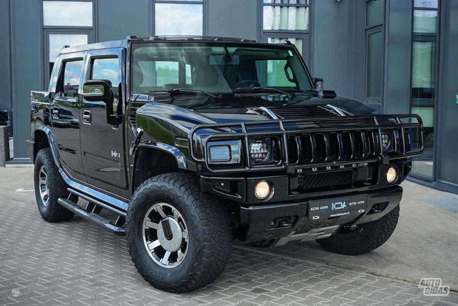 Black Hummer H2 2008 in Kaunas, with an engine capacity of 6.20 L and mileage of 114 thousand km for 54950 €, photo 4 on AUTOMOTO.COM.LV