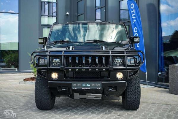 Black Hummer H2 2008 in Kaunas, with an engine capacity of 6.20 L and mileage of 114 thousand km for 54950 €, photo 4 on AUTOMOTO.COM.LV