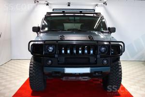Blue Hummer H2 2004 in Riga, with an engine capacity of 6.00 L and mileage of 163 thousand km for 25000 €, photo 3 on AUTOMOTO.COM.LV