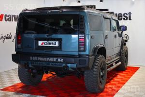 Blue Hummer H2 2004 in Riga, with an engine capacity of 6.00 L and mileage of 163 thousand km for 25000 €, photo 5 on AUTOMOTO.COM.LV