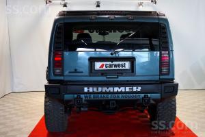 Blue Hummer H2 2004 in Riga, with an engine capacity of 6.00 L and mileage of 163 thousand km for 25000 €, photo 6 on AUTOMOTO.COM.LV