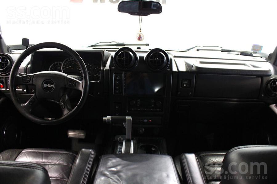 Blue Hummer H2 2004 in Riga, with an engine capacity of 6.00 L and mileage of 163 thousand km for 25000 €, photo 30 on AUTOMOTO.COM.LV