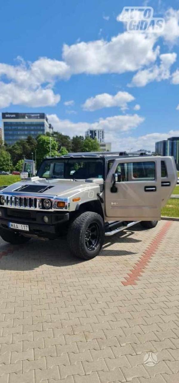 Hummer H2 2003 in Vilnius, with an engine capacity of 6.00 L and mileage of 250 thousand km for 16999 €, photo 1 on AUTOMOTO.COM.LV