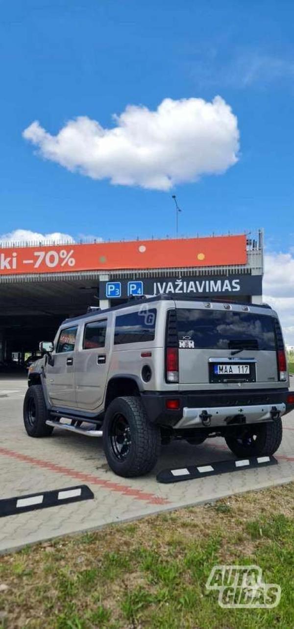 Hummer H2 2003 in Vilnius, with an engine capacity of 6.00 L and mileage of 250 thousand km for 16999 €, photo 2 on AUTOMOTO.COM.LV