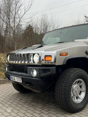 Grey Hummer H2 2003 in Vilnius, with an engine capacity of 5.97 L and mileage of 216 thousand km for 18500 €, photo 7 on AUTOMOTO.COM.LV