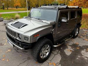 Pelēks Hummer H2 2009 Rīga, ar dzinēja tilpumu 6.20 L un nobraukumu 155 tūkst. km par 29990 €, foto  vietnē AUTOMOTO.COM.LV