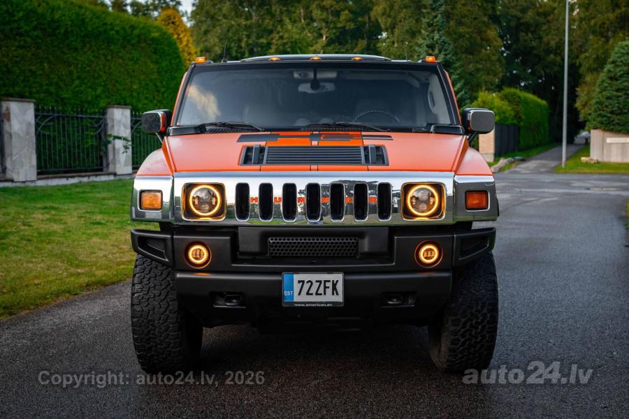 Orange Hummer H2 2003 in Tallinn, with an engine capacity of 6.00 L and mileage of 0 thousand km for 10000 €, photo 3 on AUTOMOTO.COM.LV