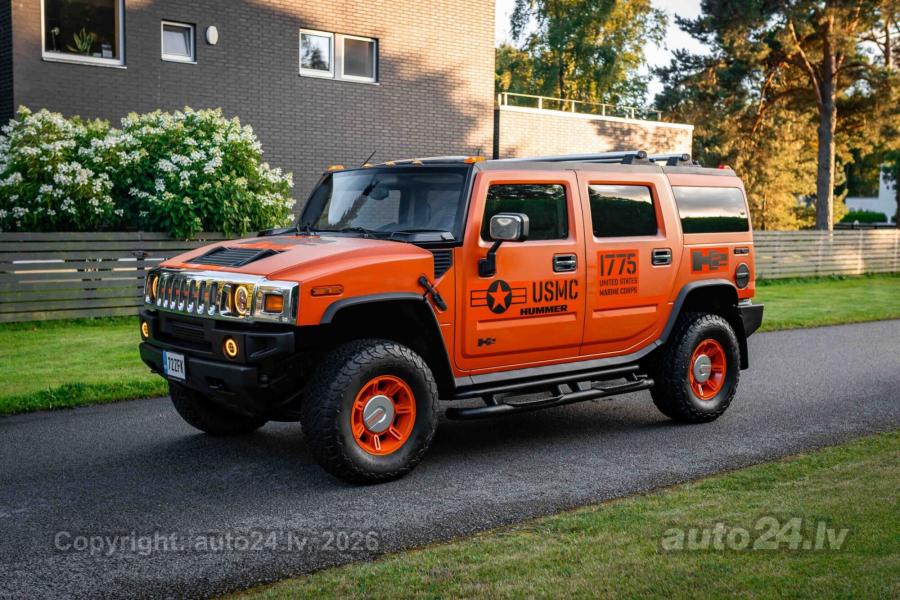 Oranžs Hummer H2 2003 Tallina, ar dzinēja tilpumu 6.00 L un nobraukumu 299 tūkst. km par 18900 €, foto 4 vietnē AUTOMOTO.COM.LV