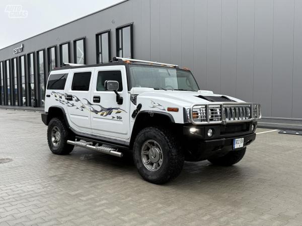 White Hummer H2 2005 in Vilnius, with an engine capacity of 6.00 L and mileage of 178 thousand km for 15500 €, photo 7 on AUTOMOTO.COM.LV