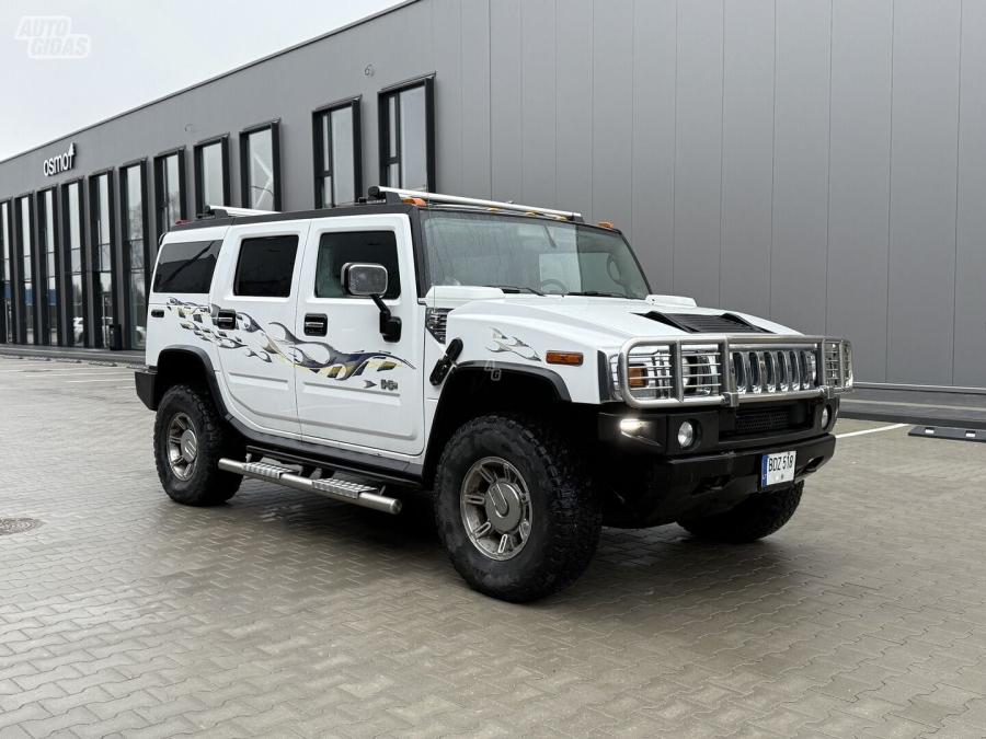 White Hummer H2 2005 in Vilnius, with an engine capacity of 6.00 L and mileage of 178 thousand km for 15500 €, photo 7 on AUTOMOTO.COM.LV