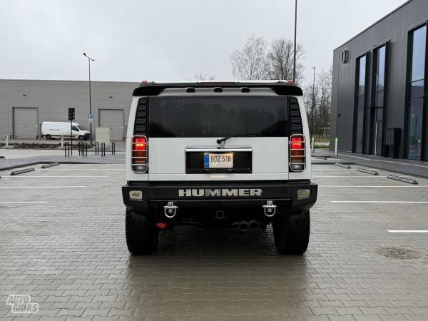 Balts Hummer H2 2005 Viļņa, ar dzinēja tilpumu 6.00 L un nobraukumu 178 tūkst. km par 15500 €, foto 5 vietnē AUTOMOTO.COM.LV