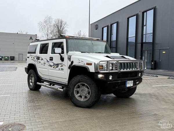 Balts Hummer H2 2005 Viļņa, ar dzinēja tilpumu 6.00 L un nobraukumu 178 tūkst. km par 15500 €, foto 8 vietnē AUTOMOTO.COM.LV