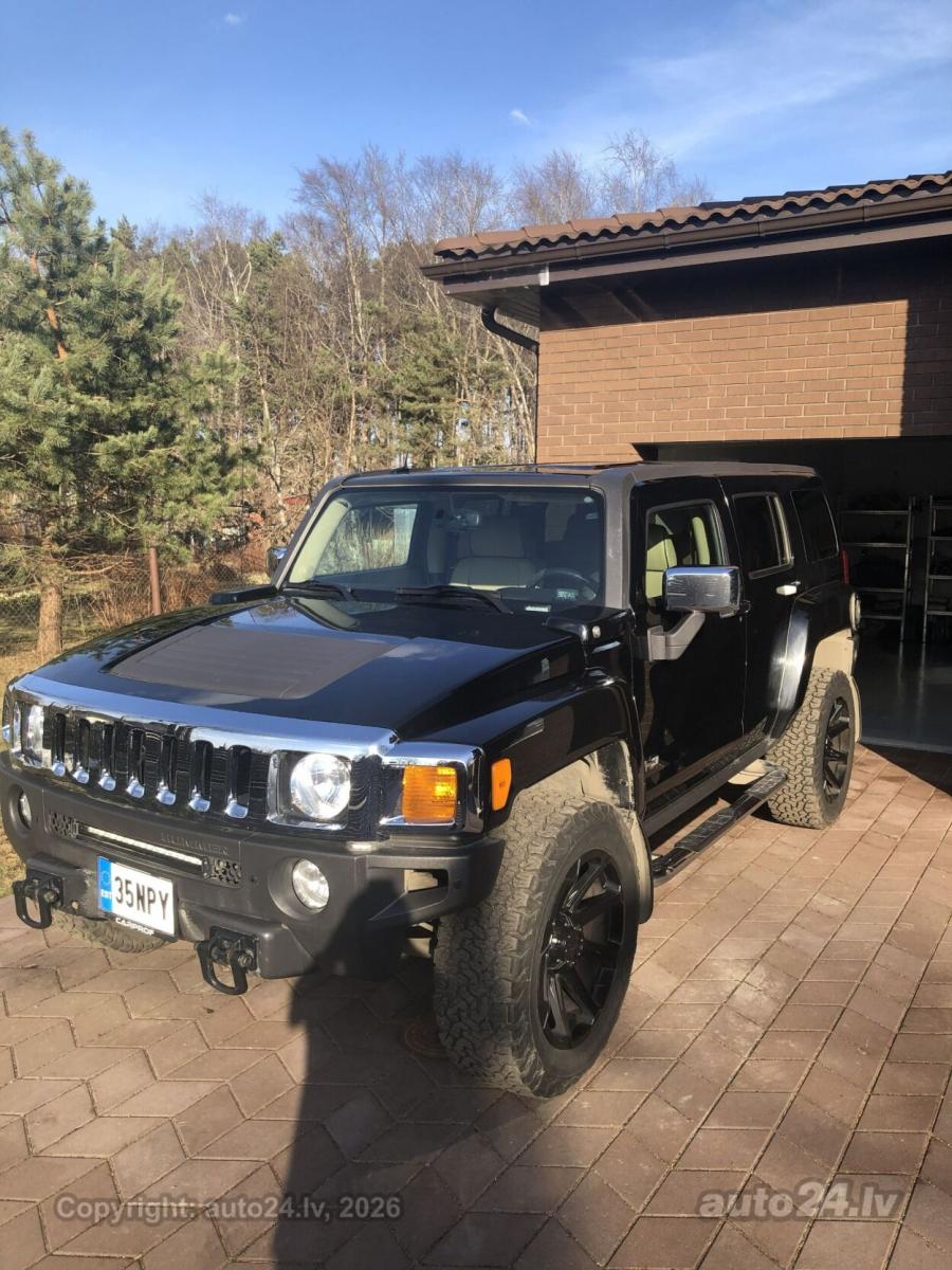 Black Hummer H3 2006 in Tallinn, with an engine capacity of 3.50 L and mileage of 50 thousand km for 13900 €, photo 2 on AUTOMOTO.COM.LV