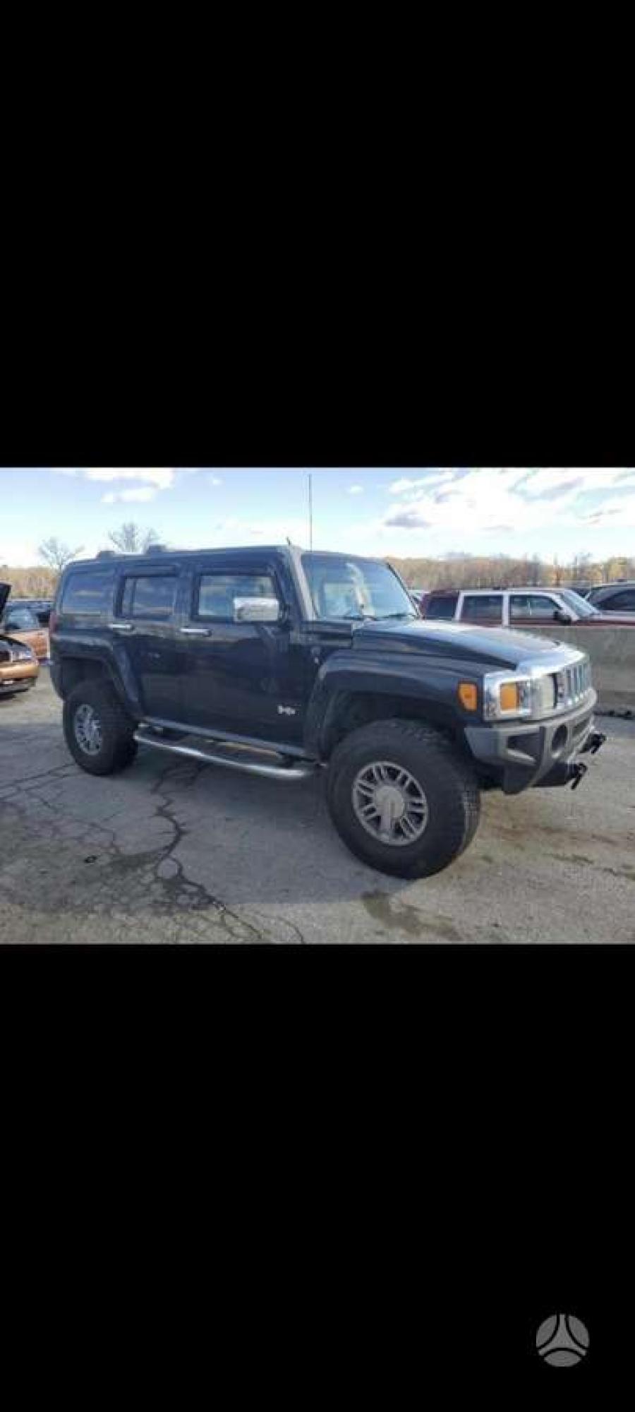 Melns Hummer H3 2007 Kauņa, ar dzinēja tilpumu 3.65 L un nobraukumu 290 tūkst. km par 4500 €, foto 1 vietnē AUTOMOTO.COM.LV
