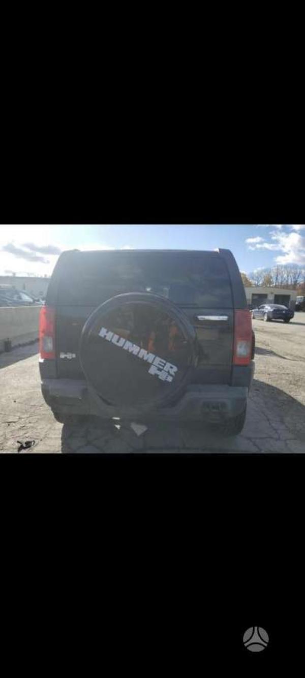 Melns Hummer H3 2007 Kauņa, ar dzinēja tilpumu 3.65 L un nobraukumu 290 tūkst. km par 4500 €, foto 4 vietnē AUTOMOTO.COM.LV