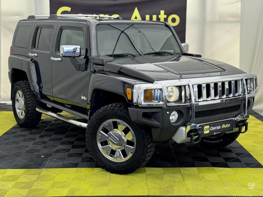 Black Hummer H3 2008 in Vilnius, with an engine capacity of 3.65 L and mileage of 191 thousand km for 12999 €, photo 3 on AUTOMOTO.COM.LV