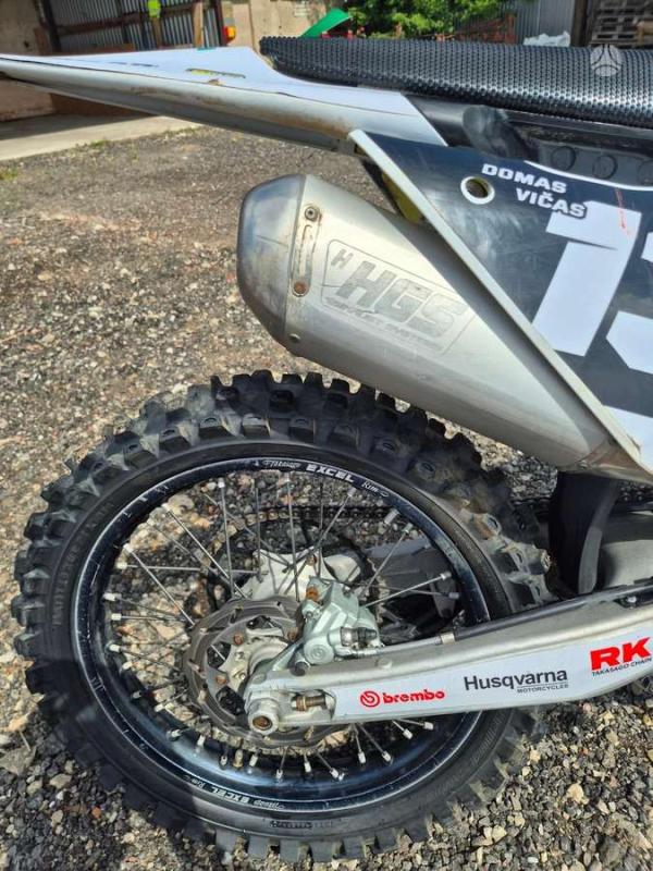White Husqvarna FC 2024 in Kedainiai, with an engine capacity of 0.25 L and mileage of 0 thousand km for 4400 €, photo 7 on AUTOMOTO.COM.LV