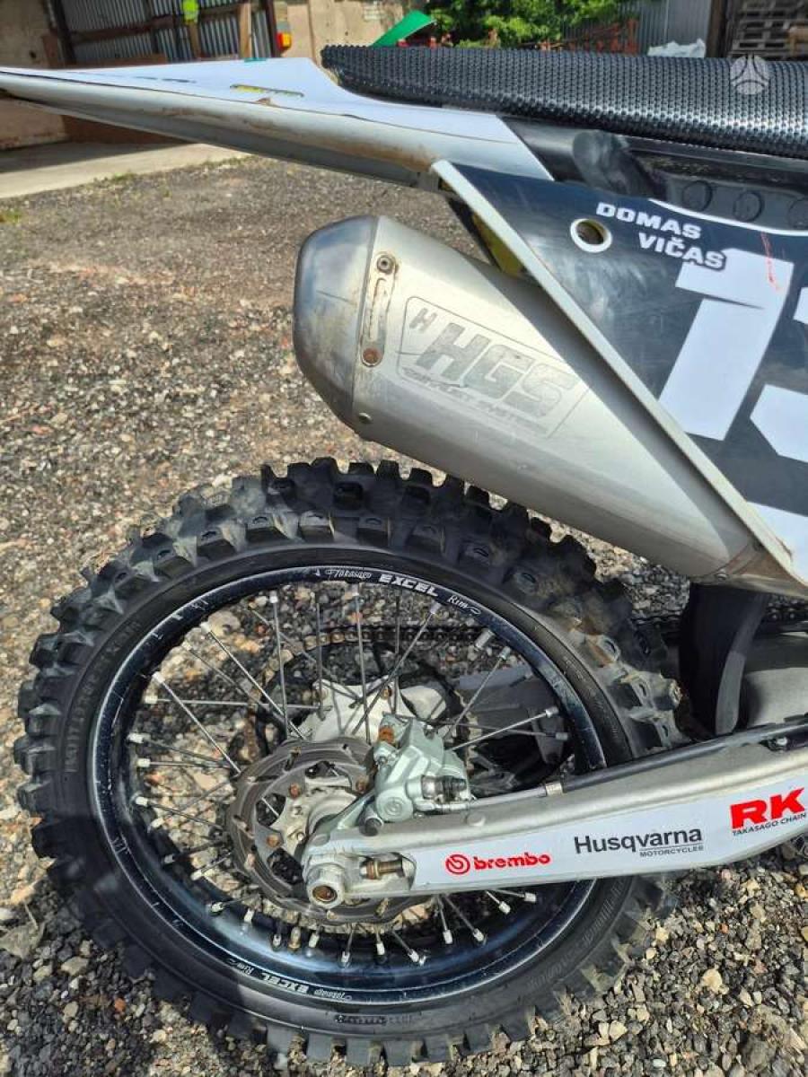 White Husqvarna FC 2024 in Kedainiai, with an engine capacity of 0.25 L and mileage of 0 thousand km for 4400 €, photo 8 on AUTOMOTO.COM.LV