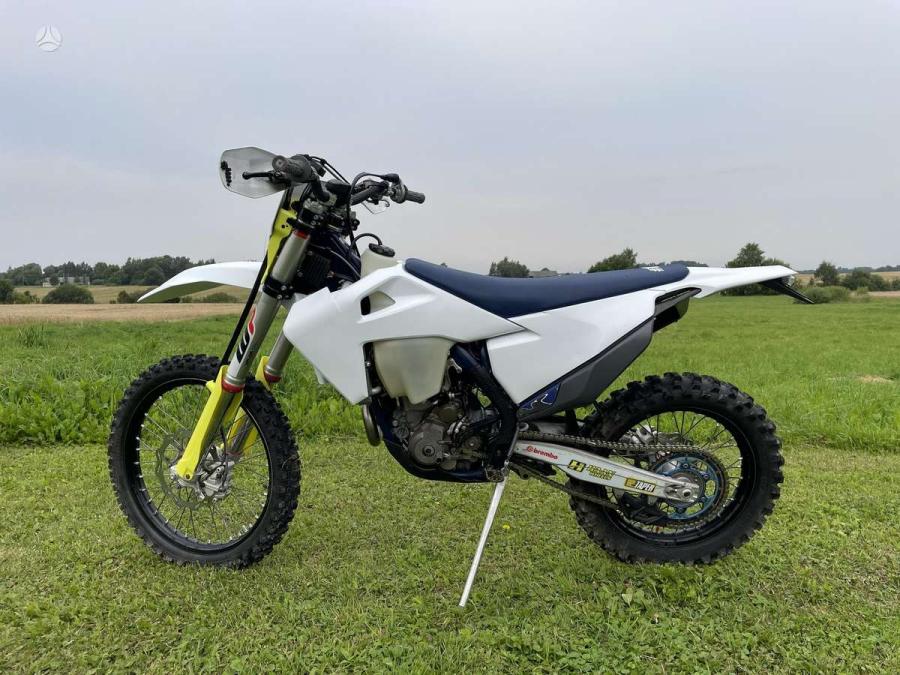 White Husqvarna FE 2021 in Anyksciai, with an engine capacity of 0.35 L and mileage of 5 thousand km for 5400 €, photo 9 on AUTOMOTO.COM.LV