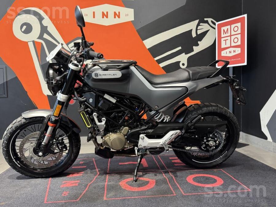 Husqvarna Svartpilen 125 2022 in Riga, with an engine capacity of 0.13 L and mileage of 0 thousand km for 3199 €, photo 3 on AUTOMOTO.COM.LV