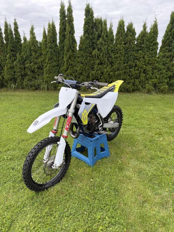 White Husqvarna TC 2023 in Mazeikiai, with an engine capacity of 85.00 L and mileage of 0 thousand km for 2900 €, photo 1 on AUTOMOTO.COM.LV