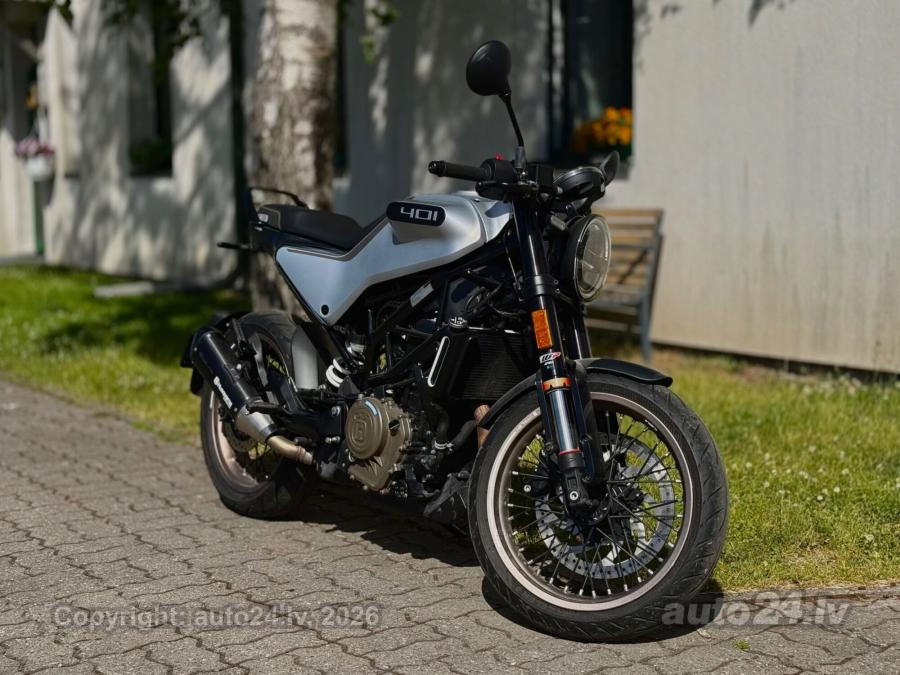 Melns Husqvarna Vitpilen 2021 Tallina, ar dzinēja tilpumu 0.37 L un nobraukumu 7 tūkst. km par 3500 €, foto 1 vietnē AUTOMOTO.COM.LV