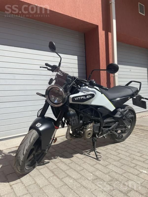 Husqvarna Vitpilen 2024 Daugavpils, ar dzinēja tilpumu 0.13 L un nobraukumu 0 tūkst. km par 2500 €, foto 1 vietnē AUTOMOTO.COM.LV