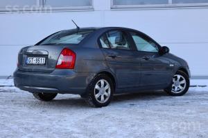 Blue Hyundai Accent 2007 in Riga, with an engine capacity of 1.60 L and mileage of 0 thousand km for 1495 €, photo 6 on AUTOMOTO.COM.LV