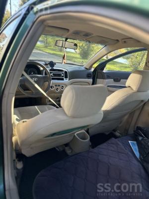 Zaļš Hyundai Accent 2006 Rīga, ar dzinēja tilpumu 1.60 L un nobraukumu 164 tūkst. km par 1850 €, foto 7 vietnē AUTOMOTO.COM.LV