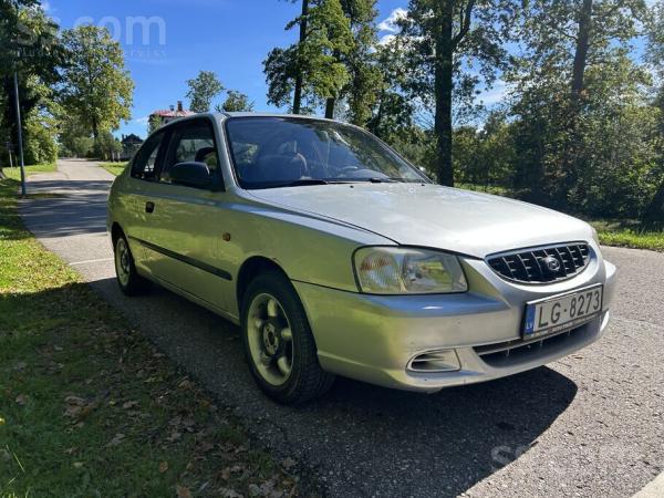 Серый Хендай Акцент 2001 в Алуксне, объемом двигателя 1.30 л и пробегом 0 тыс. км за 650 €, фото 3 на AUTOMOTO.COM.LV