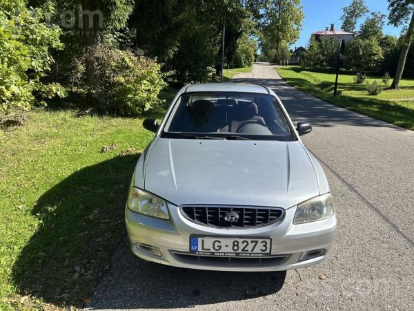 Серый Хендай Акцент 2001 в Алуксне, объемом двигателя 1.30 л и пробегом 0 тыс. км за 650 €, фото 5 на AUTOMOTO.COM.LV