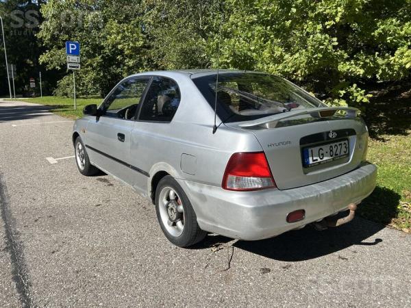 Серый Хендай Акцент 2001 в Алуксне, объемом двигателя 1.30 л и пробегом 0 тыс. км за 650 €, фото 6 на AUTOMOTO.COM.LV