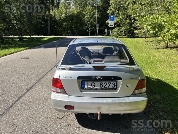 Серый Хендай Акцент 2001 в Алуксне, объемом двигателя 1.30 л и пробегом 0 тыс. км за 650 €, фото 9 на AUTOMOTO.COM.LV