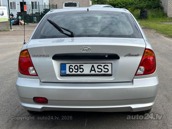 Pelēks Hyundai Accent 2004 Narva, ar dzinēja tilpumu 1.30 L un nobraukumu 101 tūkst. km par 1499 €, foto 6 vietnē AUTOMOTO.COM.LV