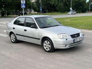 Hyundai Accent 2004 in Narva, with an engine capacity of 1.30 L and mileage of 101 thousand km for 1499 €, photo 3 on AUTOMOTO.COM.LV