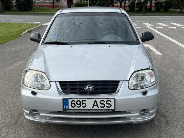 Hyundai Accent 2004 in Narva, with an engine capacity of 1.30 L and mileage of 101 thousand km for 1499 €, photo 3 on AUTOMOTO.COM.LV