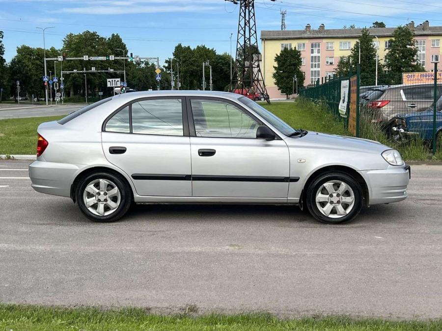 Hyundai Accent 2004 in Narva, with an engine capacity of 1.30 L and mileage of 101 thousand km for 1499 €, photo 6 on AUTOMOTO.COM.LV