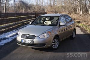 Желтый Хендай Акцент 2008 в Рига, объемом двигателя 1.60 л и пробегом 143 тыс. км за 2350 €, фото  на AUTOMOTO.COM.LV