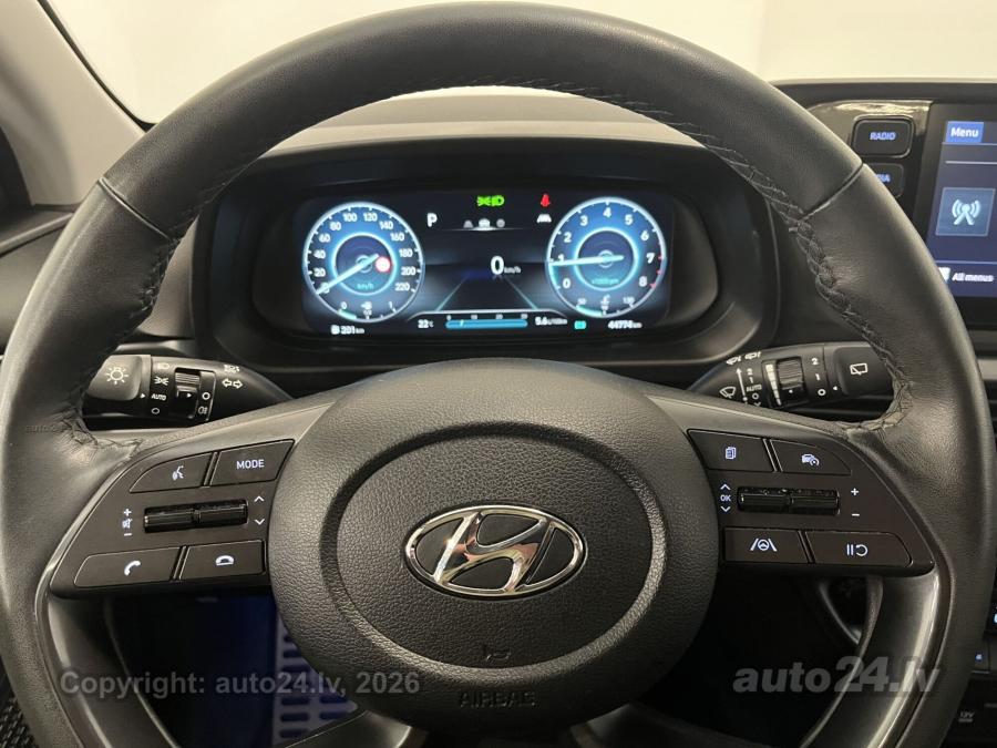 Beige Hyundai Bayon 2023 in Tallinn, with an engine capacity of 1.00 L and mileage of 45 thousand km for 15400 €, photo 21 on AUTOMOTO.COM.LV