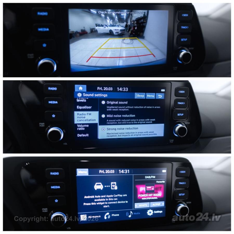 Blue Hyundai Bayon 2021 in Tallinn, with an engine capacity of 1.00 L and mileage of 30 thousand km for 14990 €, photo 26 on AUTOMOTO.COM.LV
