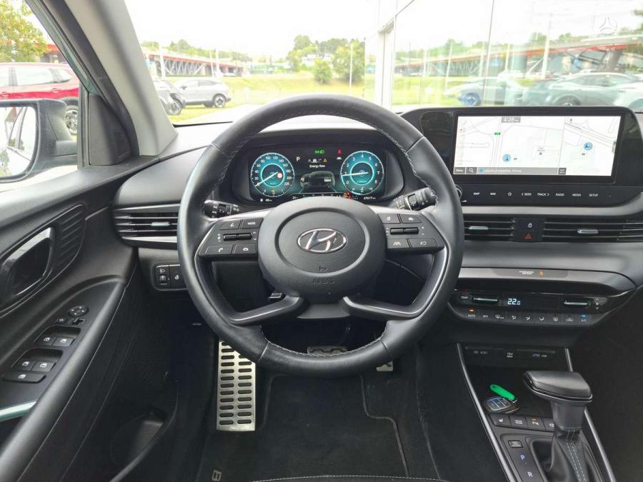Green Hyundai Bayon 2021 in Vilnius, with an engine capacity of 1.00 L and mileage of 68 thousand km for 13250 €, photo 13 on AUTOMOTO.COM.LV