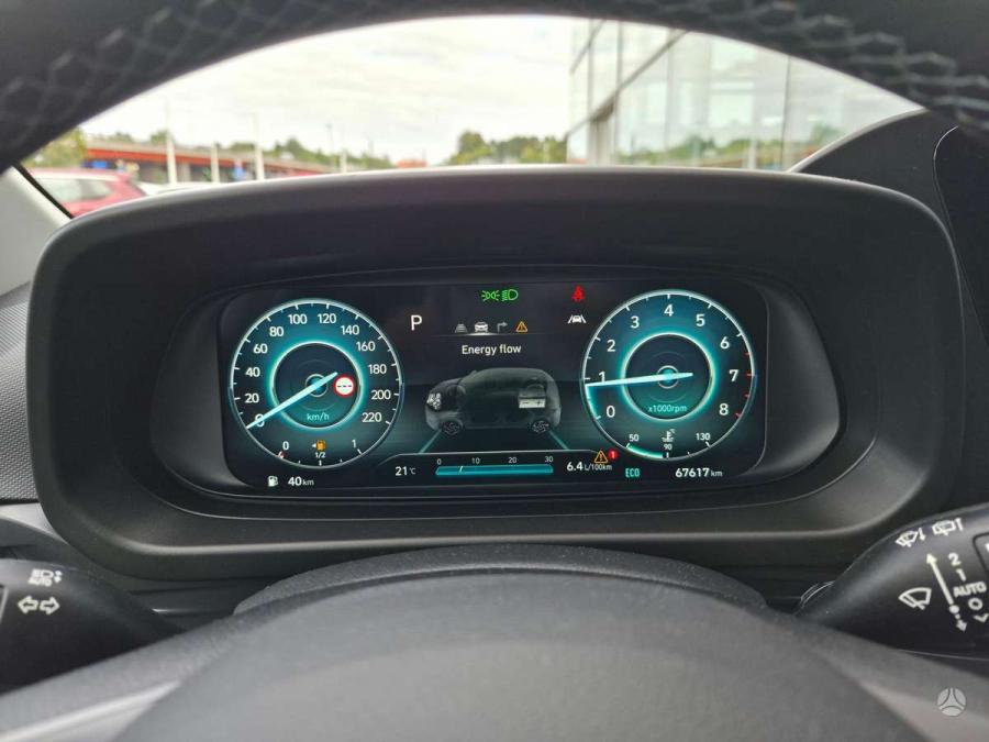 Green Hyundai Bayon 2021 in Vilnius, with an engine capacity of 1.00 L and mileage of 68 thousand km for 13250 €, photo 18 on AUTOMOTO.COM.LV