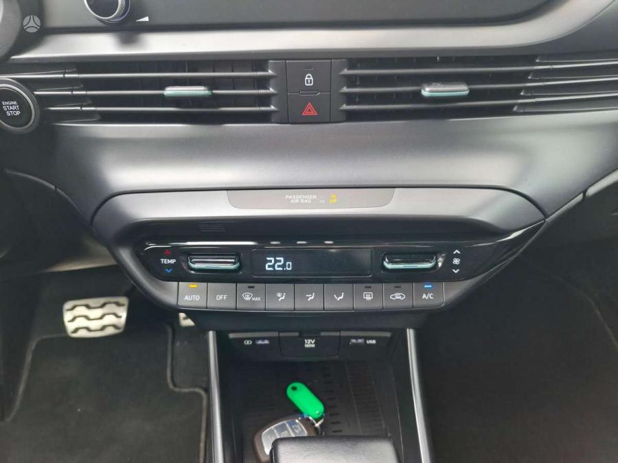 Green Hyundai Bayon 2021 in Vilnius, with an engine capacity of 1.00 L and mileage of 68 thousand km for 13250 €, photo 21 on AUTOMOTO.COM.LV