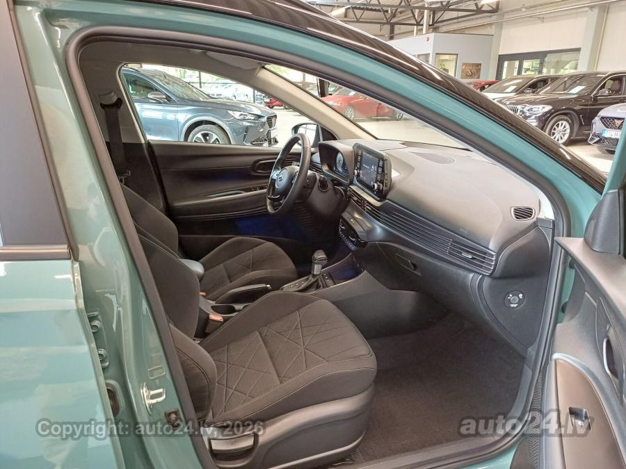 Green Hyundai Bayon 2021 in Tallinn, with an engine capacity of 1.00 L and mileage of 37 thousand km for 14900 €, photo 6 on AUTOMOTO.COM.LV