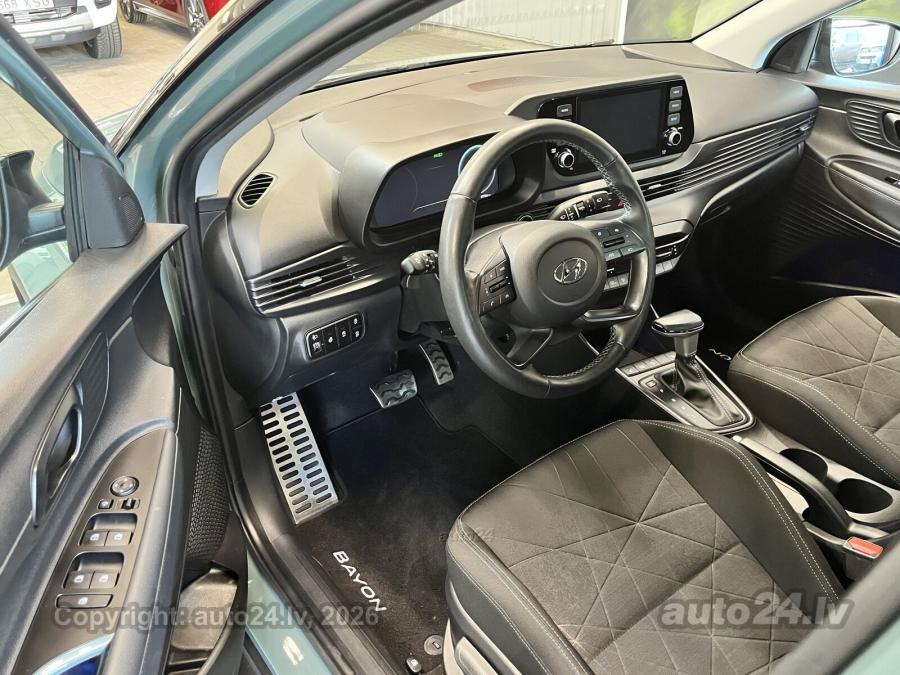 Green Hyundai Bayon 2021 in Tallinn, with an engine capacity of 1.00 L and mileage of 37 thousand km for 14900 €, photo 8 on AUTOMOTO.COM.LV