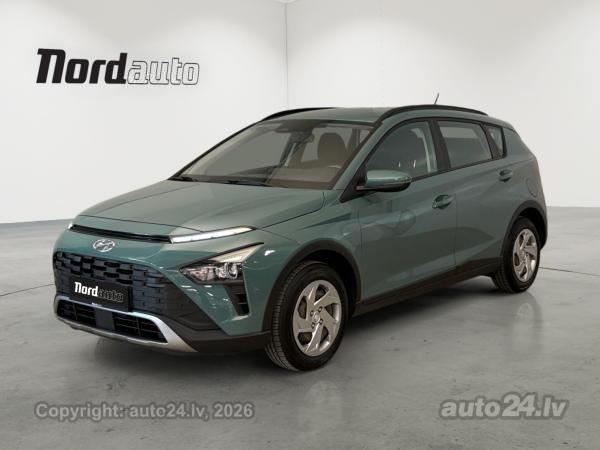Hyundai Bayon 2022 in Tallinn on AUTOMOTO.COM.LV Green Hyundai Bayon 2022 in Tallinn, with an engine capacity of 1.00 L and mileage of 117 thousand km for 11900 €, photo 1 on AUTOMOTO.COM.LV