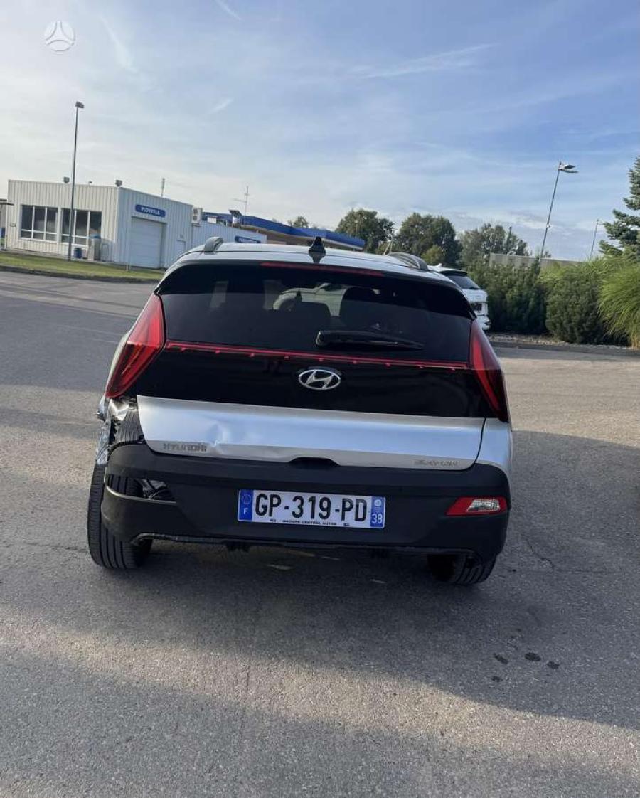 Pelēks Hyundai Bayon 2023 Kauņa, ar dzinēja tilpumu 1.00 L un nobraukumu 36 tūkst. km par 9100 €, foto 9 vietnē AUTOMOTO.COM.LV