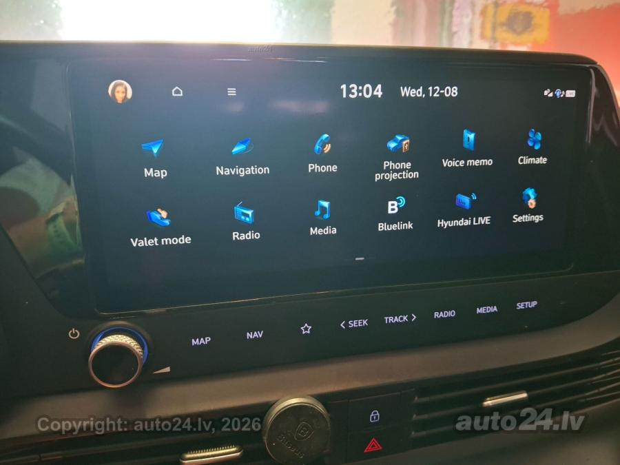 Red Hyundai Bayon 2021 in Parnu, with an engine capacity of 1.00 L and mileage of 118 thousand km for 13999 €, photo 11 on AUTOMOTO.COM.LV